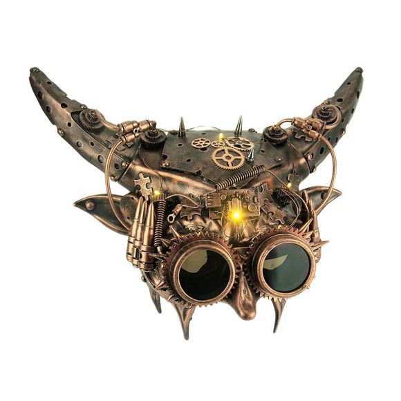 KBW Global Corp | Accessories | Mechanical Devil Adult Horned Steampunk ...